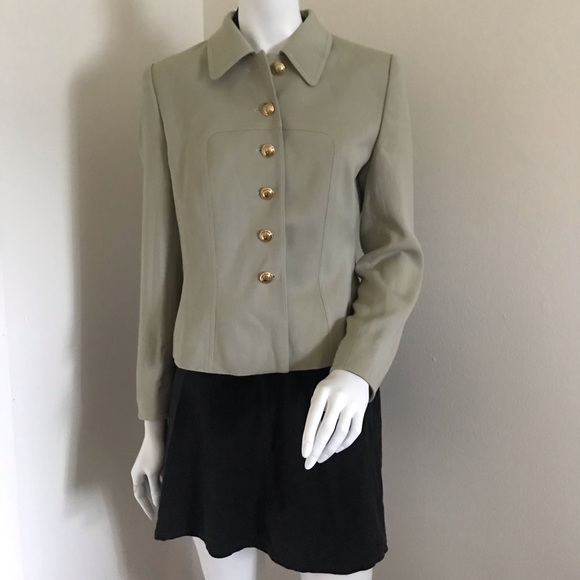 Escada | Jackets & Coats | Escada Gold Buttons Jacket | Poshmark